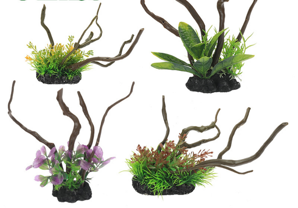 New Fish Tank Decoration Fish Tank Landscaping Simulation Sinking Tree ...