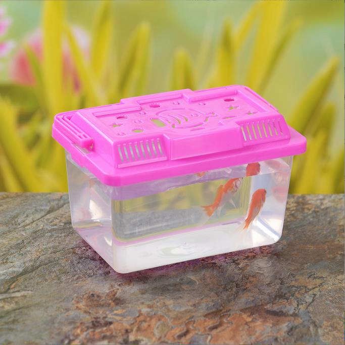 Transparent Plastic Ecological Small Fish Tank Goldfish Tank Tortoise ...
