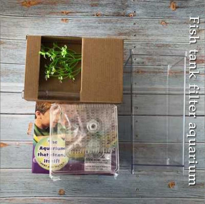 Small Fish Tank Goldfish Mini Automatic Filter Tank Water Change ...