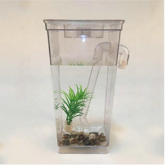 Small Fish Tank Goldfish Mini Automatic Filter Tank Water Change ...